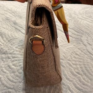 Calin collection | Bags | Calin Vegan Leather Trim Woven Body Handbag ...